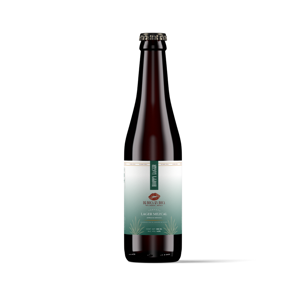 Hoppy Lager con Mezcal Botella – Mezcal de Boca en Boca